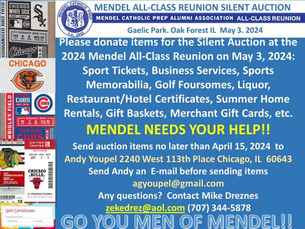 Mendel All-Class Reunion | Mendel C.H.S.