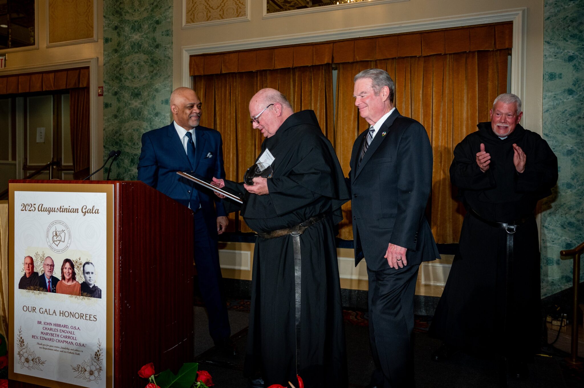 Honoring Brother Jack Hibbard, O.S.A. (’69) at the 2025 Augustinian Gala | Mendel C.H.S.
